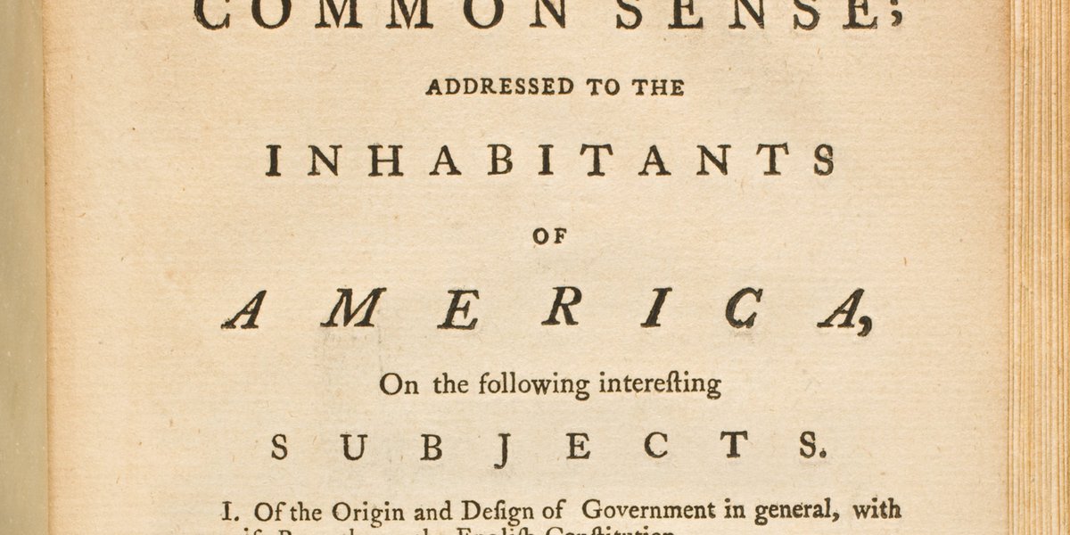 Thomas Paine's Common Sense - Colonial Williamsburg