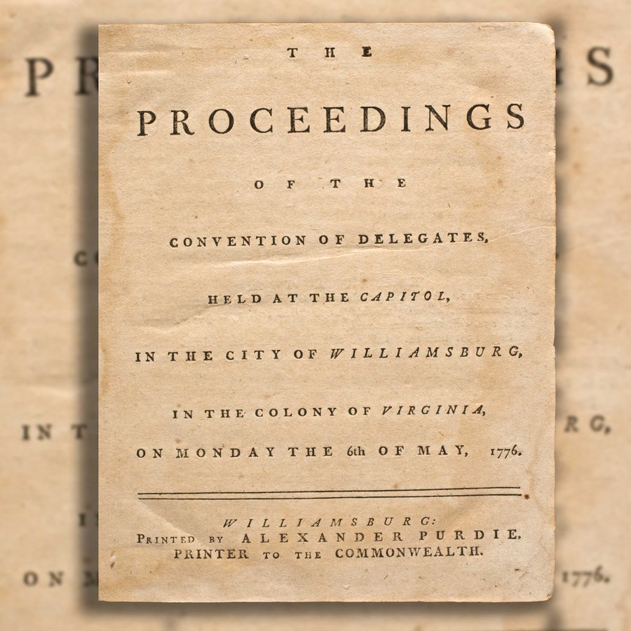 Revolutionary Documents - Colonial Williamsburg