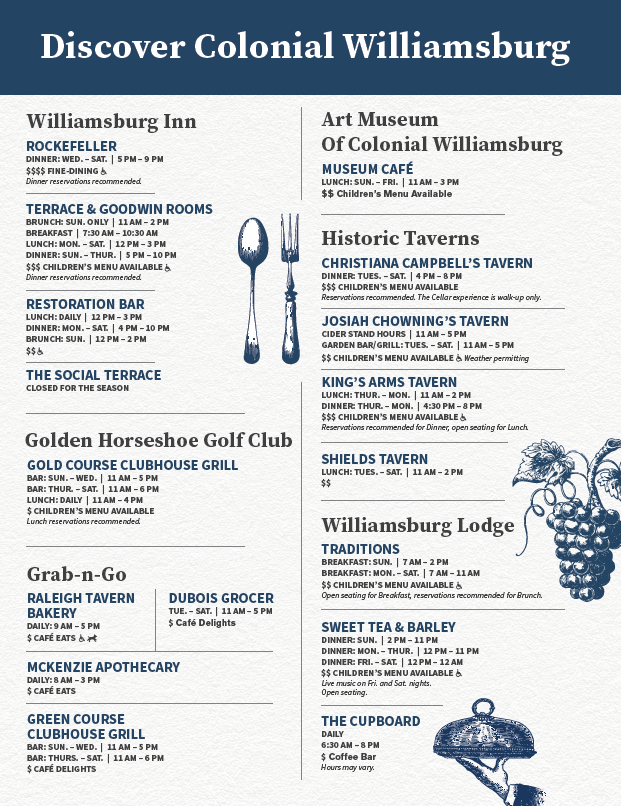 resort-monthly-flyer - Colonial Williamsburg