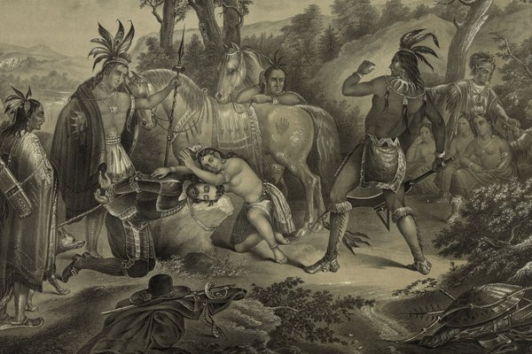 Pocahontas & John Smith - Colonial Williamsburg