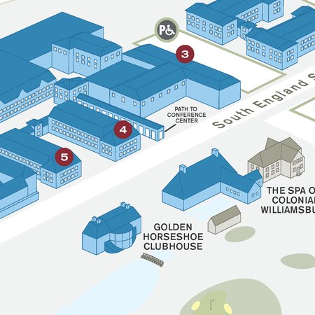 Williamsburg Lodge Map - Colonial Williamsburg