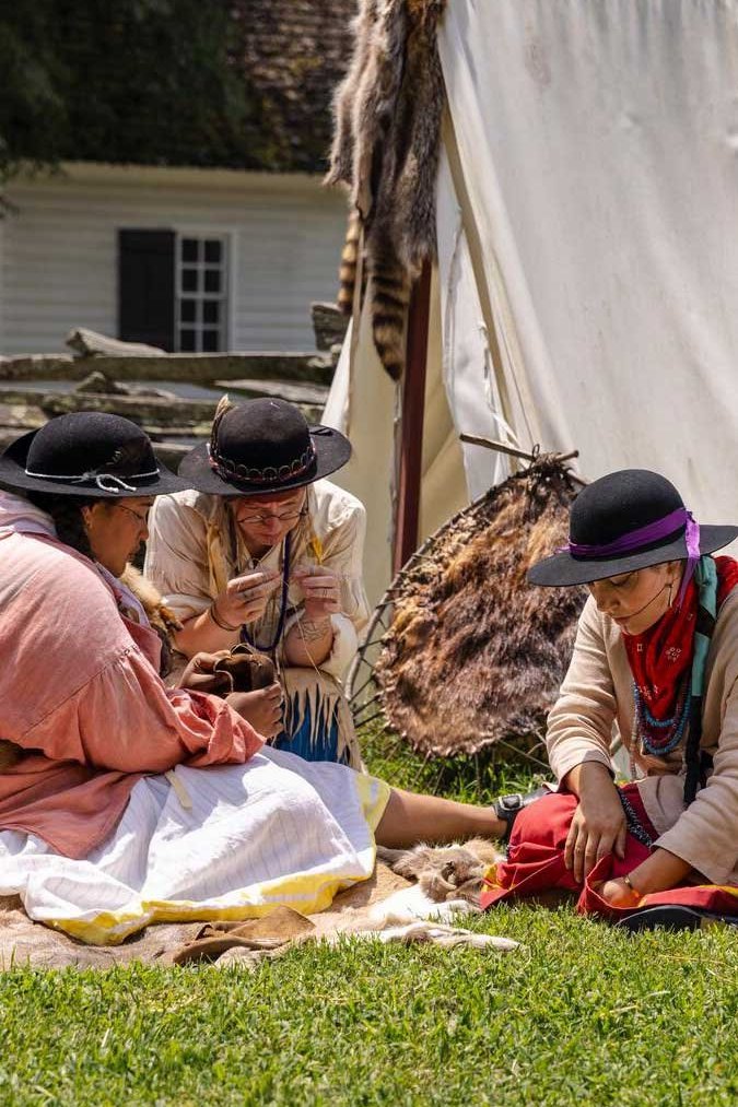 American Indian Encampment - Colonial Williamsburg
