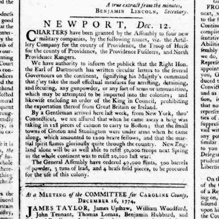 The Gunpowder Incident and the Collapse of Royal Government in Virginia ...