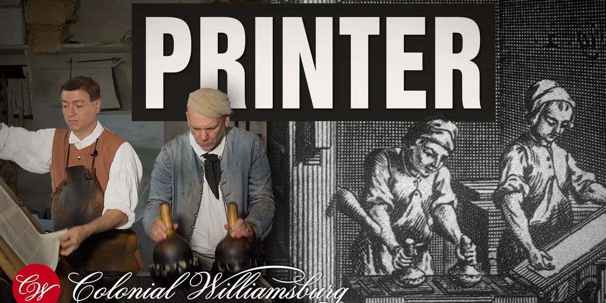 Printer - Colonial Williamsburg