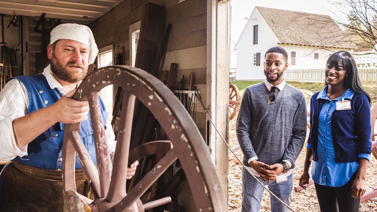 Wheelwright - Colonial Williamsburg