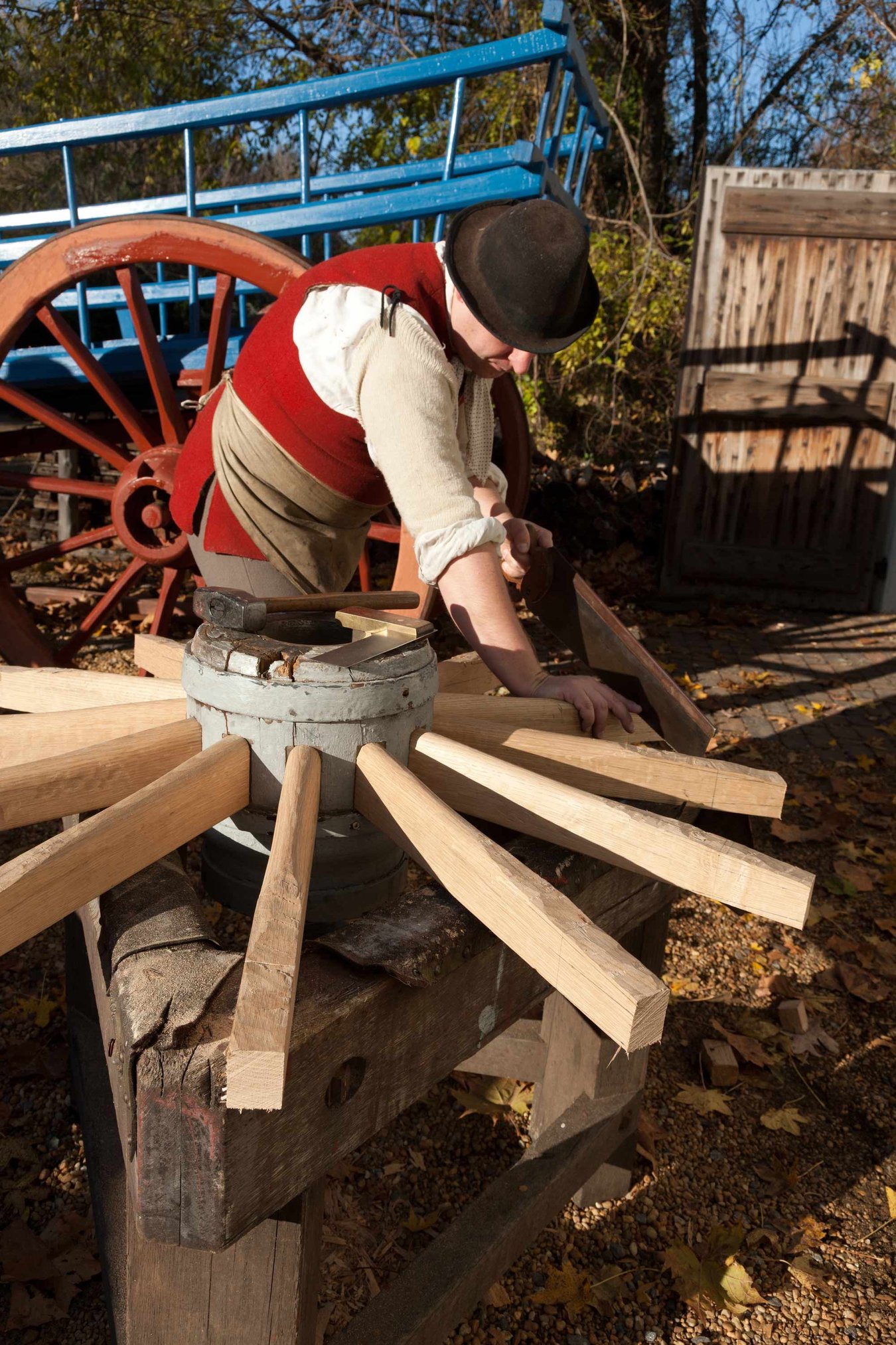 Wheelwright - Colonial Williamsburg